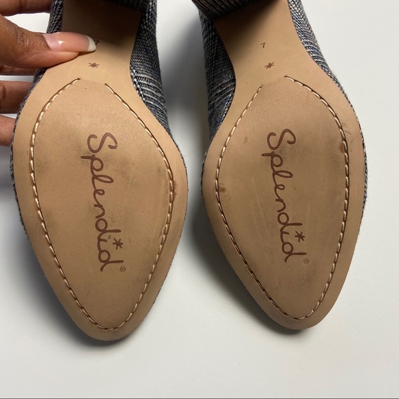 Splendid | Shoes | Splendid Hector Block Heel In Plaid | Poshmark